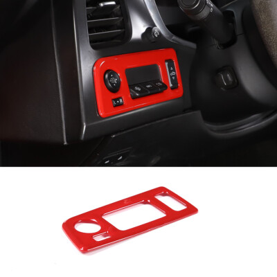 Red Interior Dashboard Headlight Switch Cover Trim For Corvette C7 2014 ...