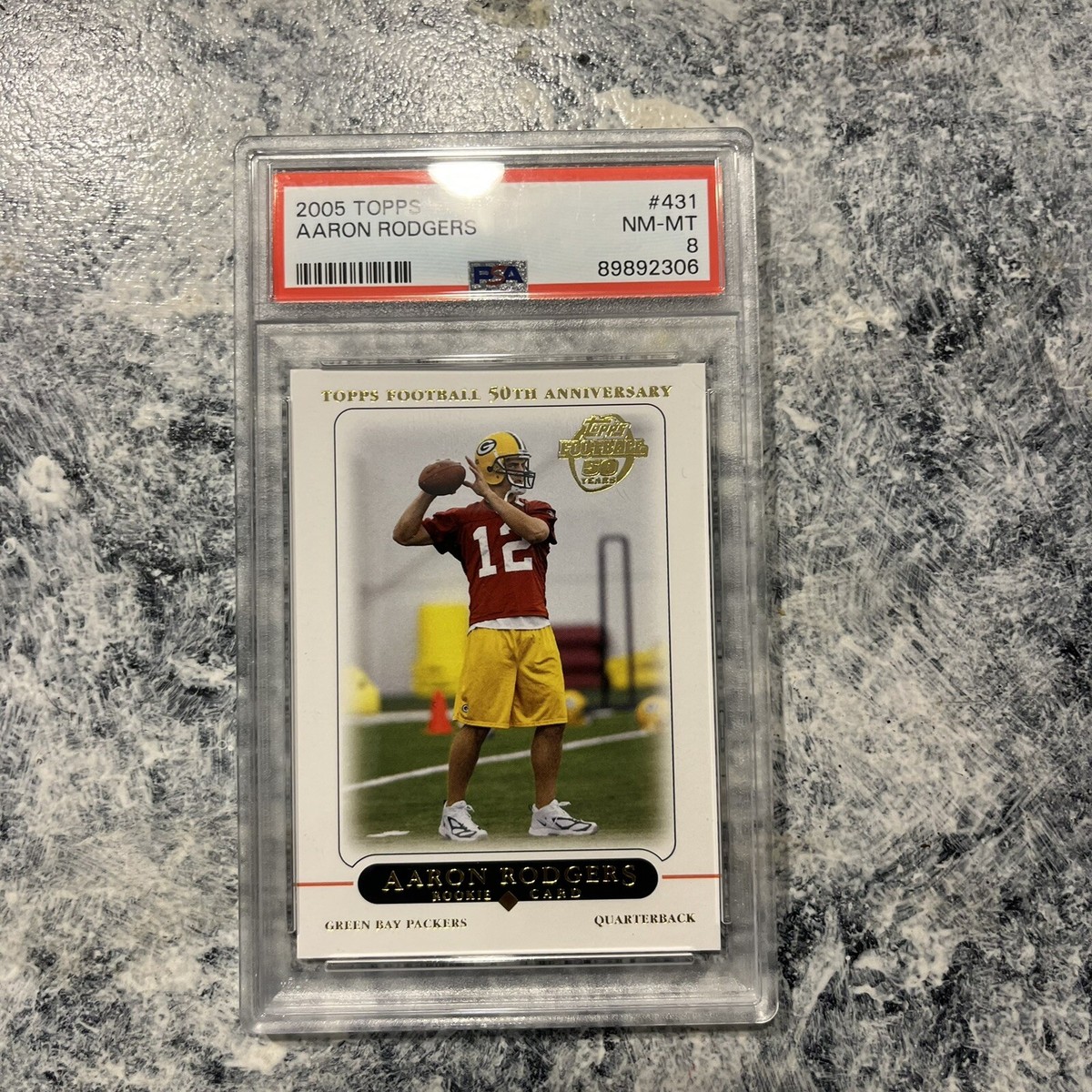 Topps Aaron Rodgers Rookie Sellers Card