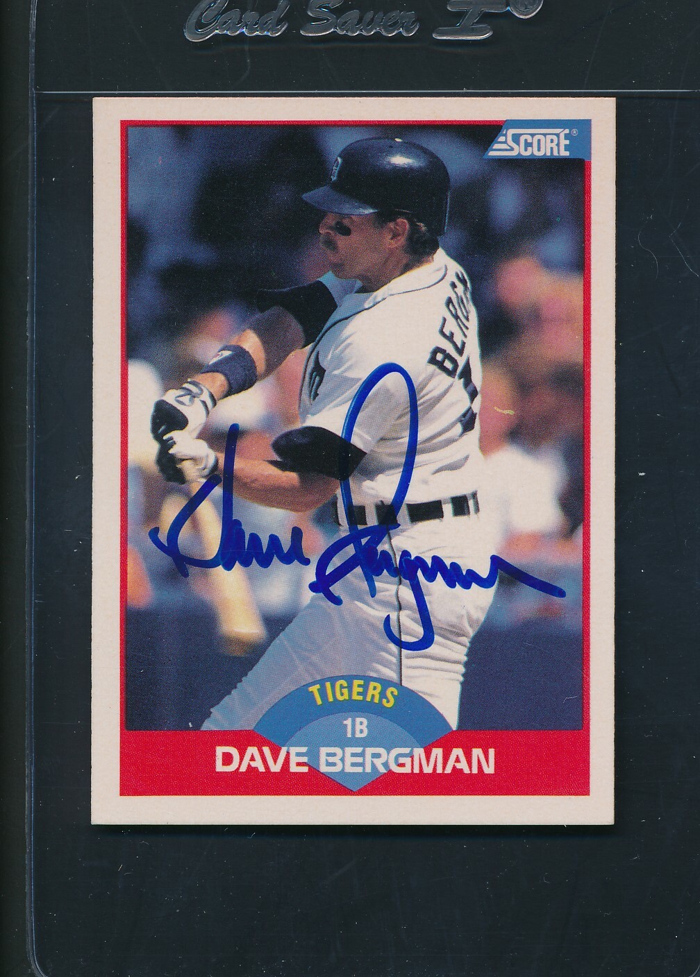 1989 Score #469 Dave Bergman Tigers Signed Auto *A3513 | eBay