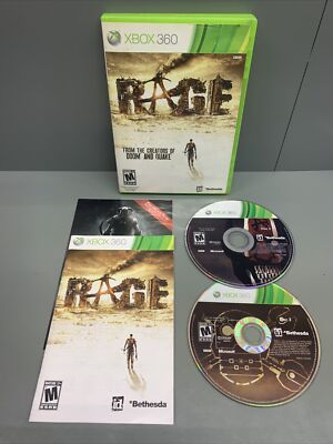 Rage (Microsoft Xbox 360, 2011) w/ Case DISC 2 & 3 (W) 93155117433| eBay