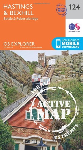 Os Active 124 Hastings by Ordnance Survey | Sheet Map | 2015 ...