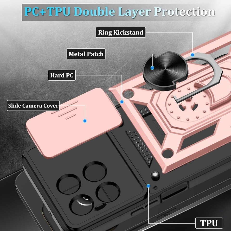 Case For Motorola Moto G06 Power / G86 Power / G56 ARMOUR Shockproof ...