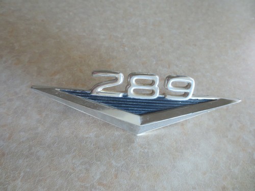 Original 1965 - 1966 Ford Mustang 289 emblem / car badge - black | eBay