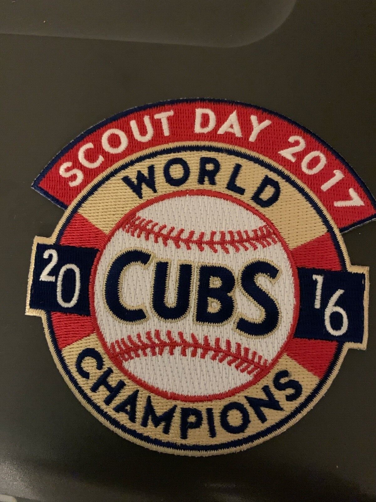 2017 CHICAGO CUBS SCOUT DAY PATCH NEW WORLD SERIES CHAMPIONS-SGA | eBay