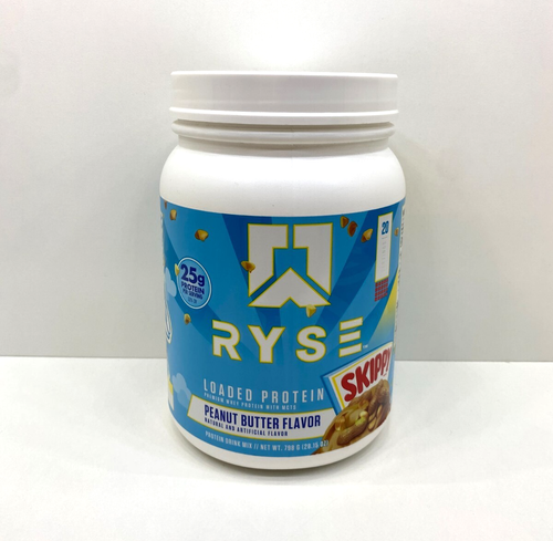 NEW RYSE Skippy Peanut Butter Flavor Loaded Protein Drink Mix SEALED 10 ...