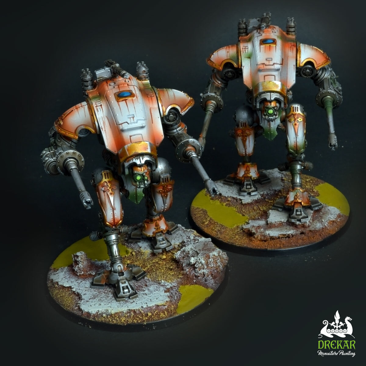 Armiger Helverins Death Guard warhammer 40K ** COMMISSION ** painting ...