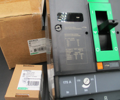 SQUARE D JDA36175 3-P 175A 600V I-LINE CIRCUIT BREAKER *SAMEDAY SHIP ...