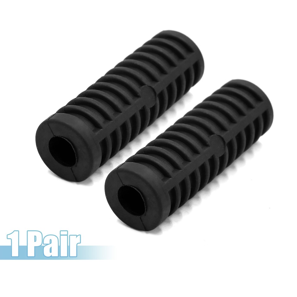 TWO Rubber Nonslip Footrest Pedal Foot Peg Cover Shell Motorcycle ...