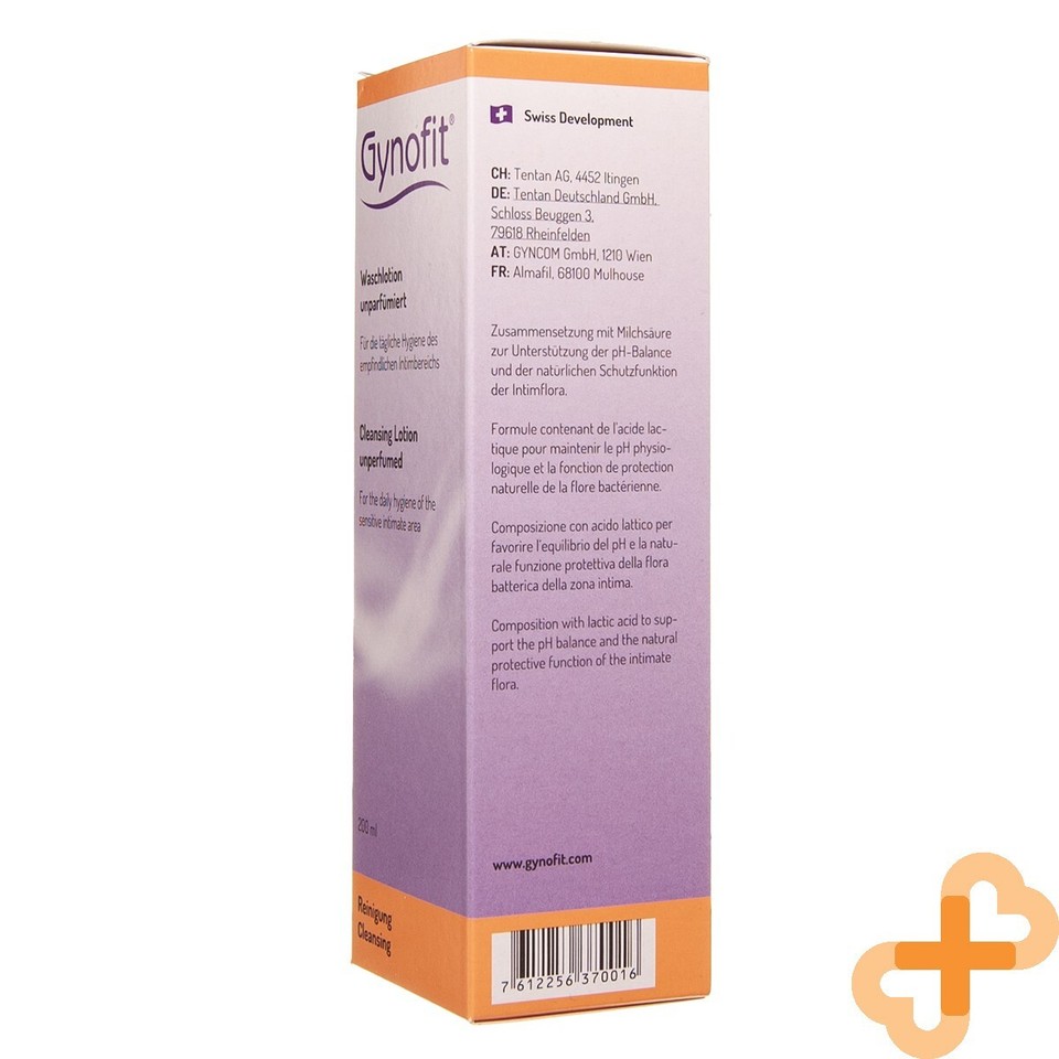 GYNOFIT Intimate Hygiene Wash 200 ml detergente senza profumo lavaggio ...