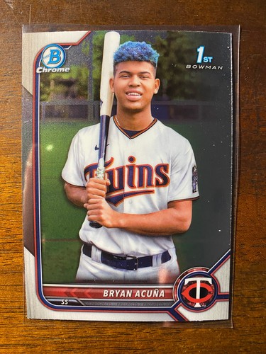 2022 Bowman Chrome Bryan Acuna #BCP-151 1st Bowman Minnesota Twins | eBay