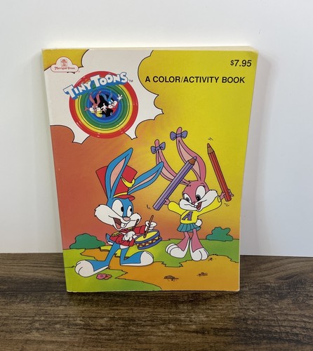 VTG Tiny Toons Toon Adventures Coloring Activity Book Merrigold Press ...
