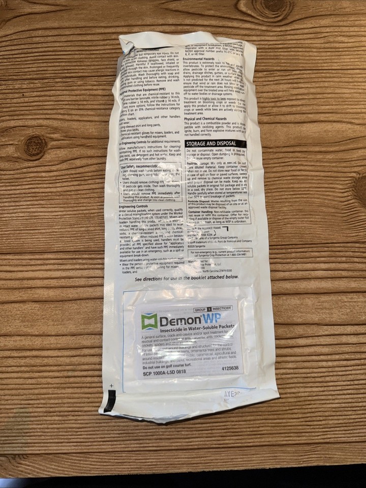 Demon WP Insecticide Packets | eBay