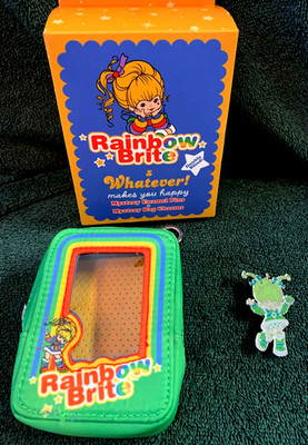 Whatever Makes You Happy Rainbow Brite Mini Bag & Enamel Pin GREEN +BOX ...
