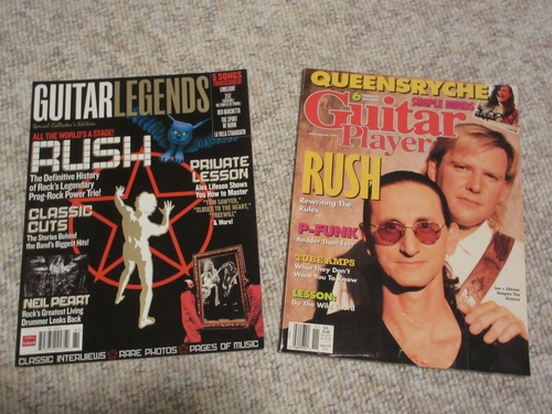 Rush Magazine Combo! Guitar Player Magazine Nov 1991 / Guitar Legends ...