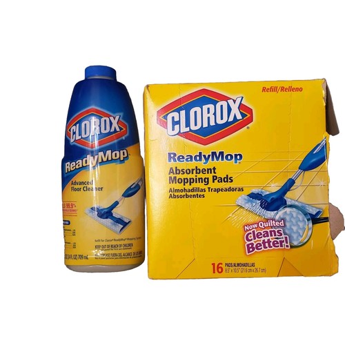 Clorox Ready Mop Advanced Floor Cleaner Refill Bottle 24oz & Open Box ...