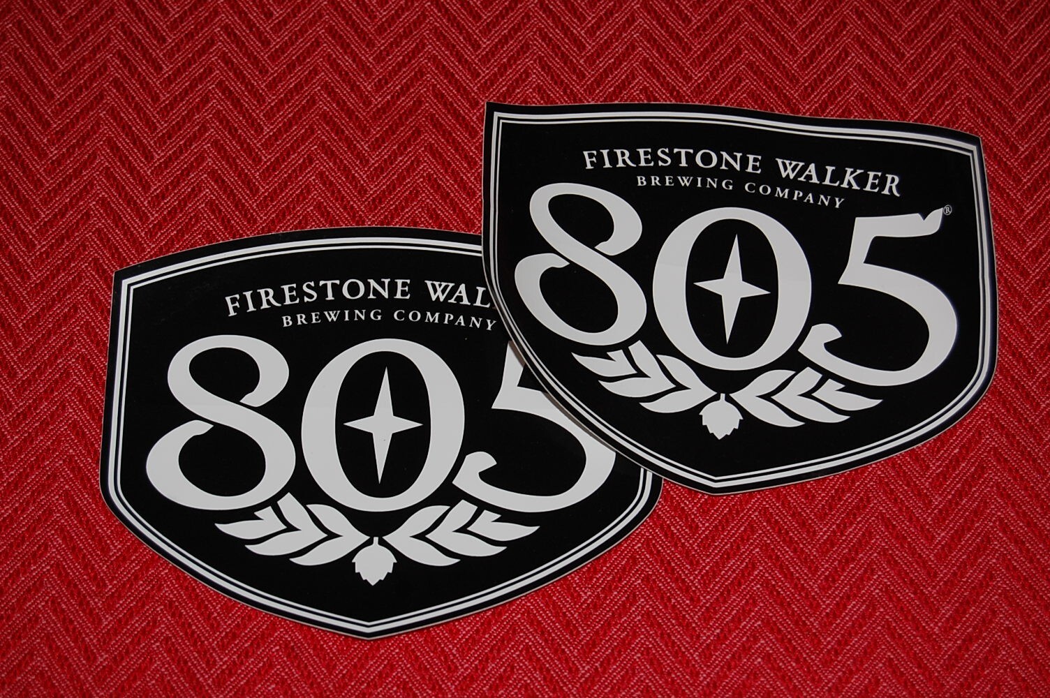 Lot of 4 Firestone Walker Brewing Co. 805 Beer Logo Stickers 5.5” X 4.5 ...