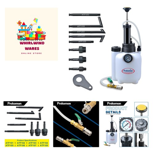 3 Liters Transmission Fluid Pump Oil Filling Filler System Fluid ...