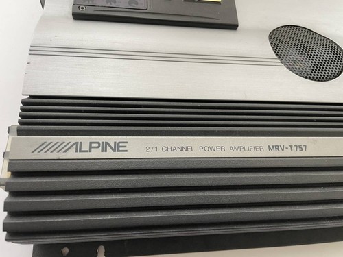 Alpine Mrv T757 V12 Old School Amp MAX750W output Confirmed Operation ...