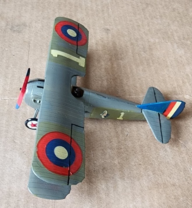 Spad XIII Aces Revel WW1 Scale Model Fully Assembled - 60 years old- | eBay