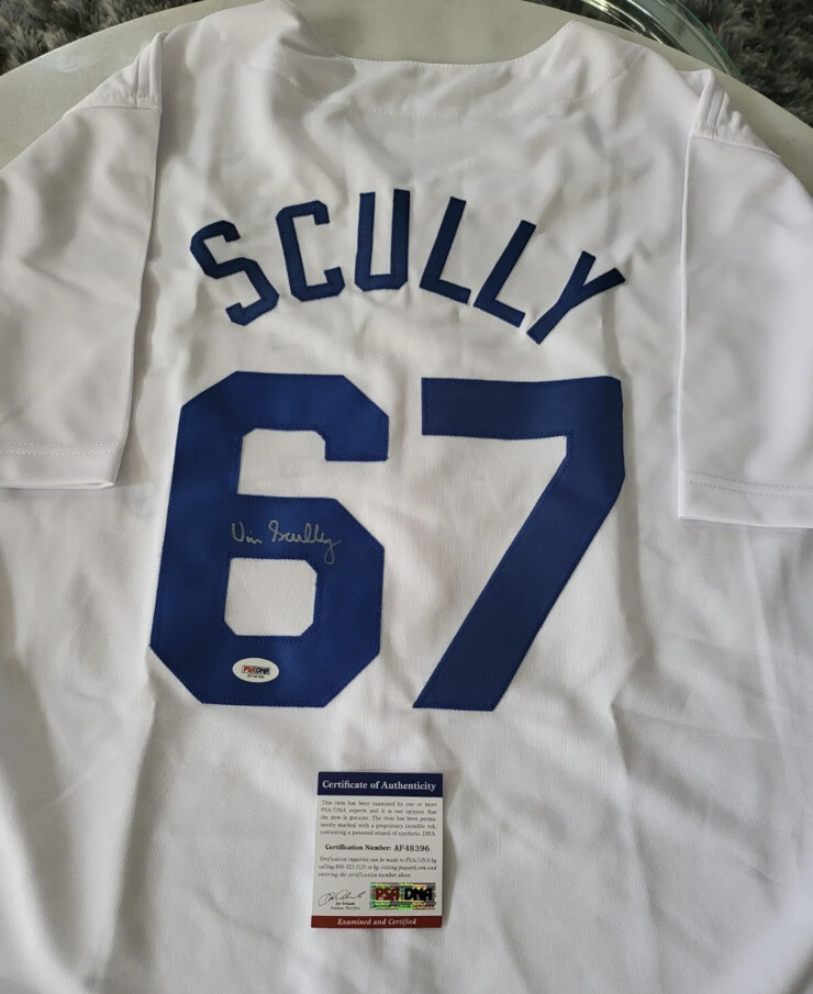 Vin Scully Autographed Memorabilia | Signed Photo, Jersey, Collectibles ...