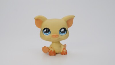 P67 - Hasbro Littlest Pet Shop LPS #475 Yellow Peach Pig | eBay Australia