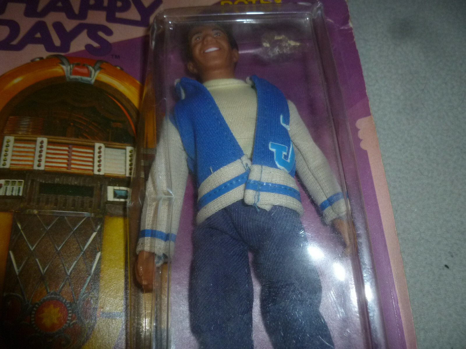 VINTAGE NEW ON CARD 1976 MEGO HAPPY DAYS SHOW POTSY 8" FIGURE TOY NOC ...