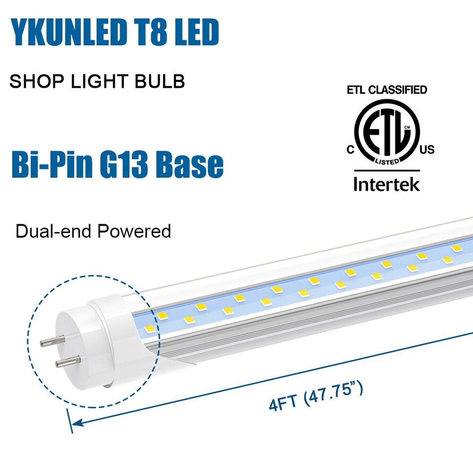 2FT 4FT Bi Pin LED Tube Lights T8 G13 9W 22W 28W 60W F32T8 LED Shop ...