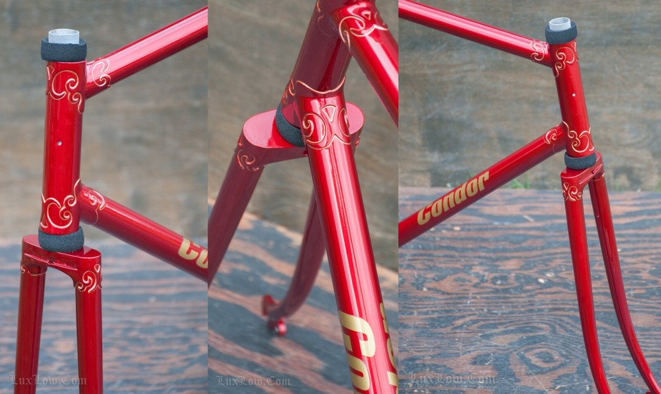 Vintage 56cm Condor Track Bike FRAME FORK 531 Reynolds Steel Bill ...