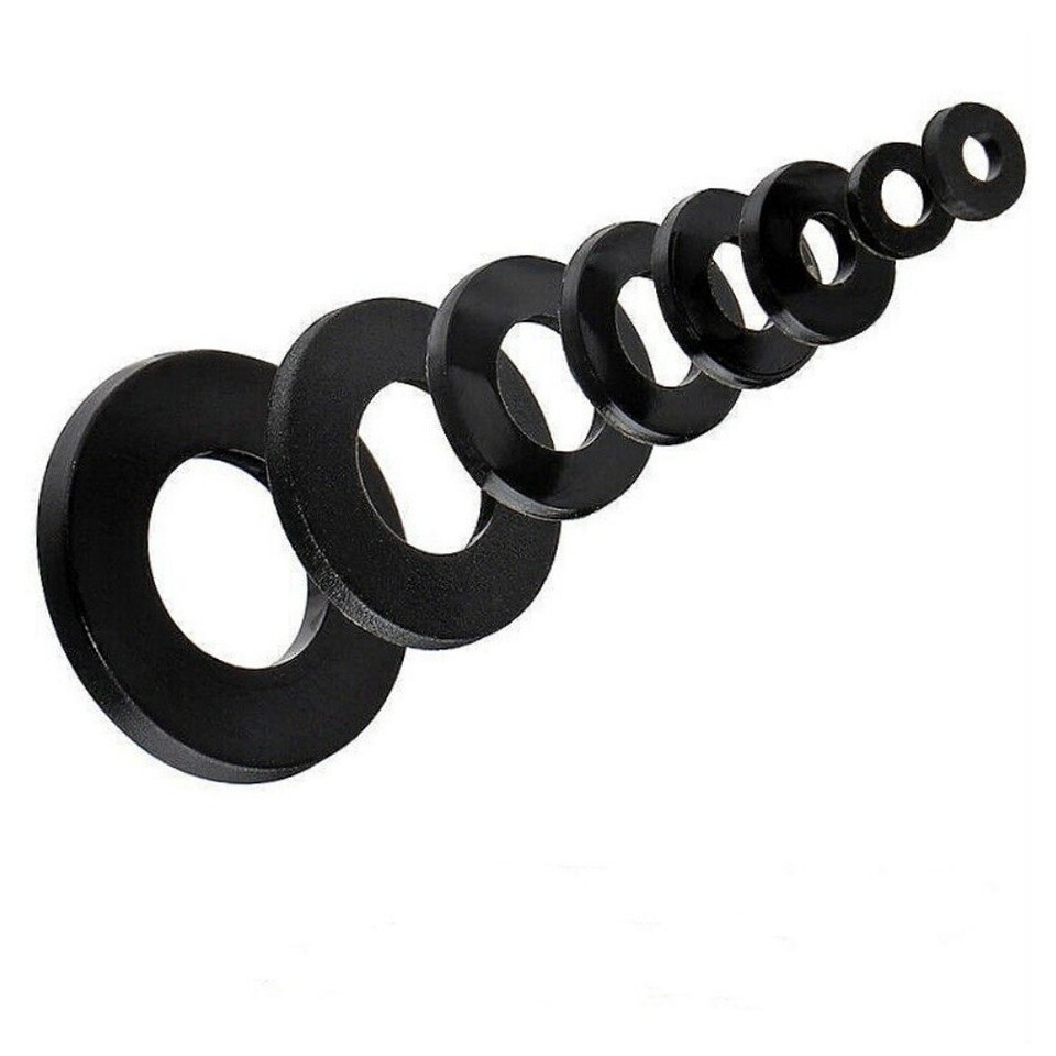 500PCS Nylon Flat O-Ring Seal Hose Gasket Repair Rubber Washers M2-M10 ...