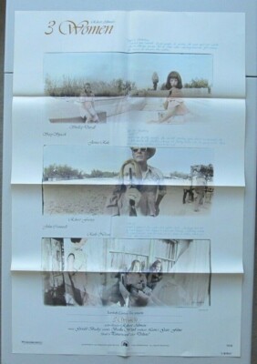 3 WOMEN ORIGINAL TRI FOLDED MOVIE POSTER ROBERT ALTMAN SISSY SPACEK ...