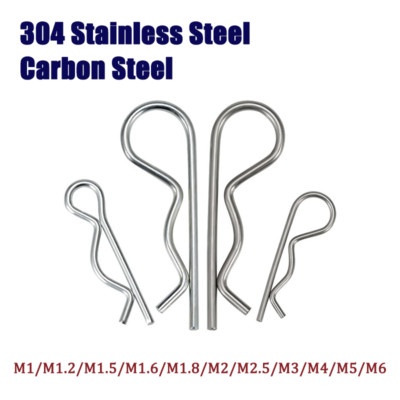 R Pin Shaft Retaining Clips Cotter Pins R-Clips 304 Stainless Steel ...