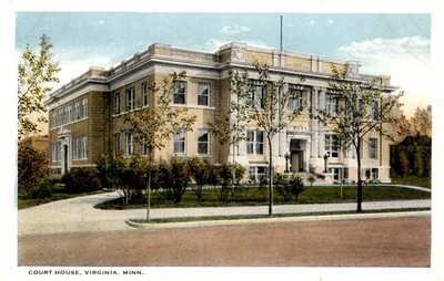 Virginia, Minnesota Courthouse Postcard | eBay