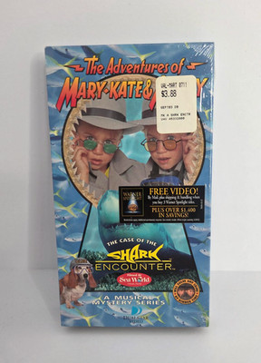 The Adventures Of Mary-Kate Ashley Shark Encounter VHS 1996 Sealed ...
