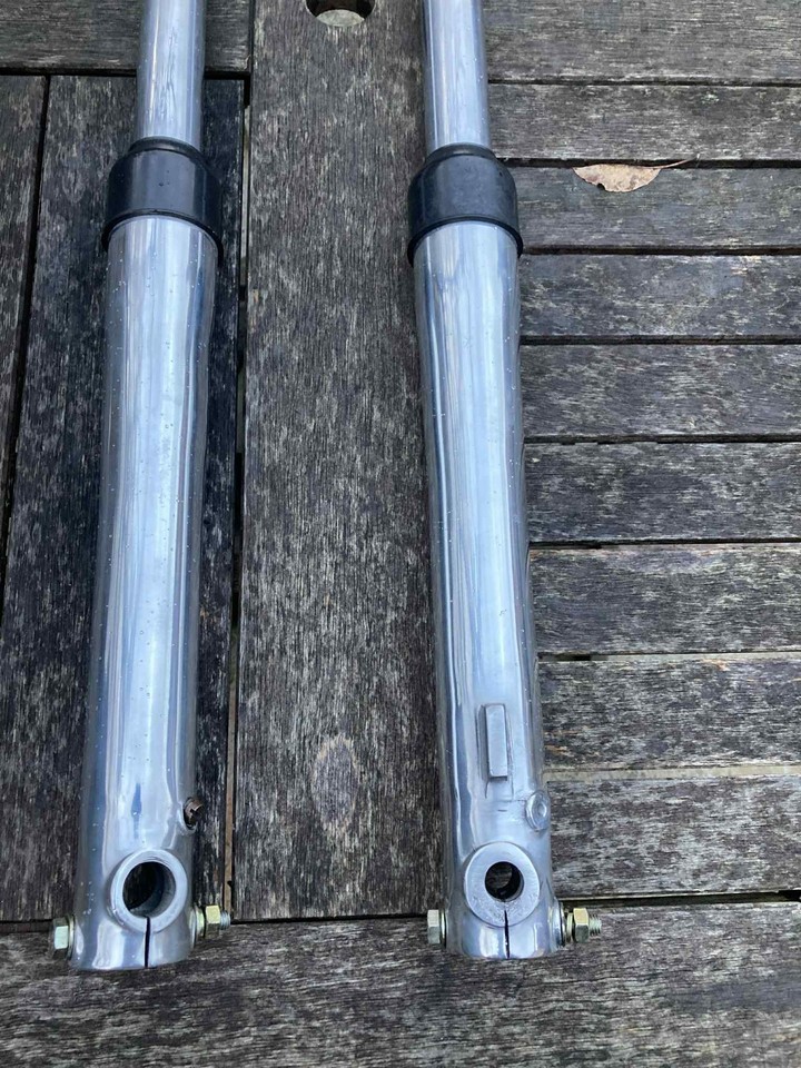 Betor 35mm forks Pro polished new seals etc Rickman Flat track Pre 65 ...
