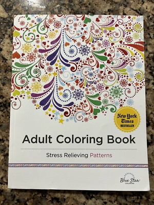 Adult Coloring Book : Stress Relieving Patterns by Blue Star Coloring ...