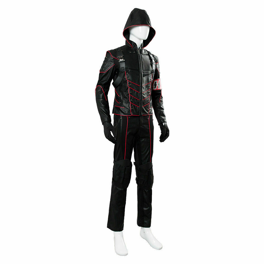 Arrow-Dark Arrow Uniform Merlyn Cosplay Costume Suit Outfit Black Theme ...