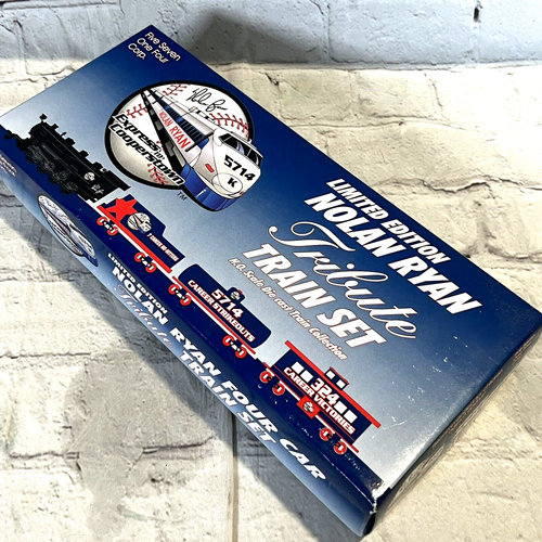 Nolan Ryan Limited Edition Tribute Train Set HO Scale Die Cast Train ...