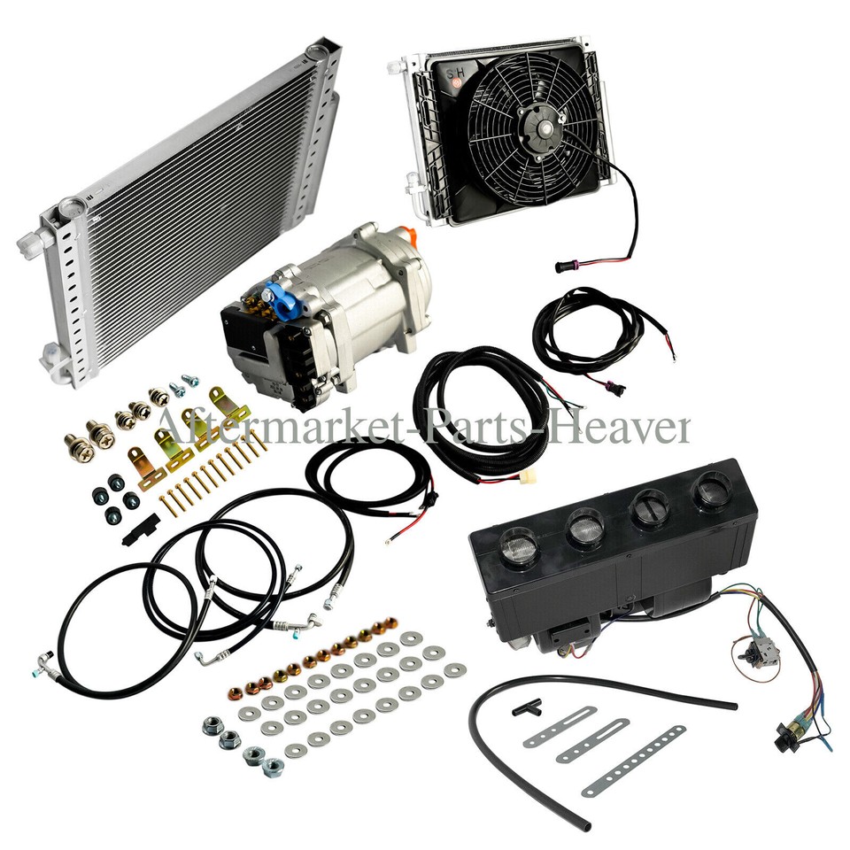 12V Underdash Universal Air Conditioner Kit Cooling Evaporator A/C Unit ...