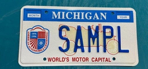 Vintage RARE Unissued & Sample Collectable Michigan License Plates- You ...