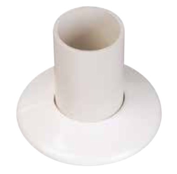 2 X Pipe Cover/Shroud WHITE Ideal Waste Pipe 35mm / 11/4 Basin Plastic ...