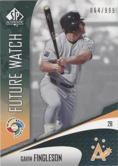 2006 SP Authentic - Wbc Future Watch Gavin Fingleson #WBC-2 /999 (RC ...