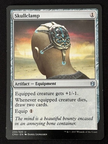 1x MTG Skullclamp - Commander Anthology (CMA) #230 - Magic the ...