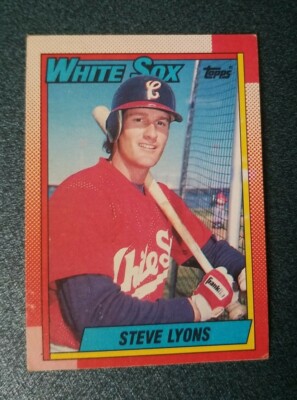 1990 Topps Baseball Card #751 Steve Lyons - Chicago White Sox | eBay