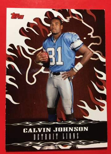 2007 Topps Red Hot Rookies #2 Calvin Johnson | eBay