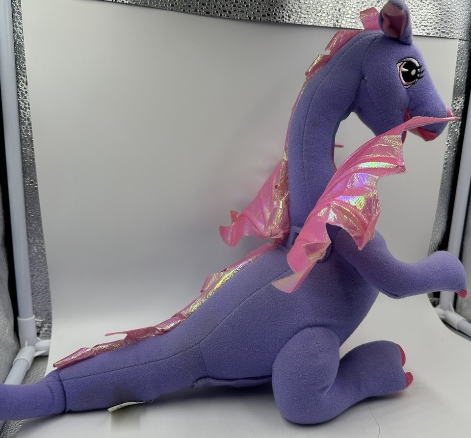 RARE Mattel Barbie Rapunzel Penelope Dragon 2002 Talks Plush Doll ...