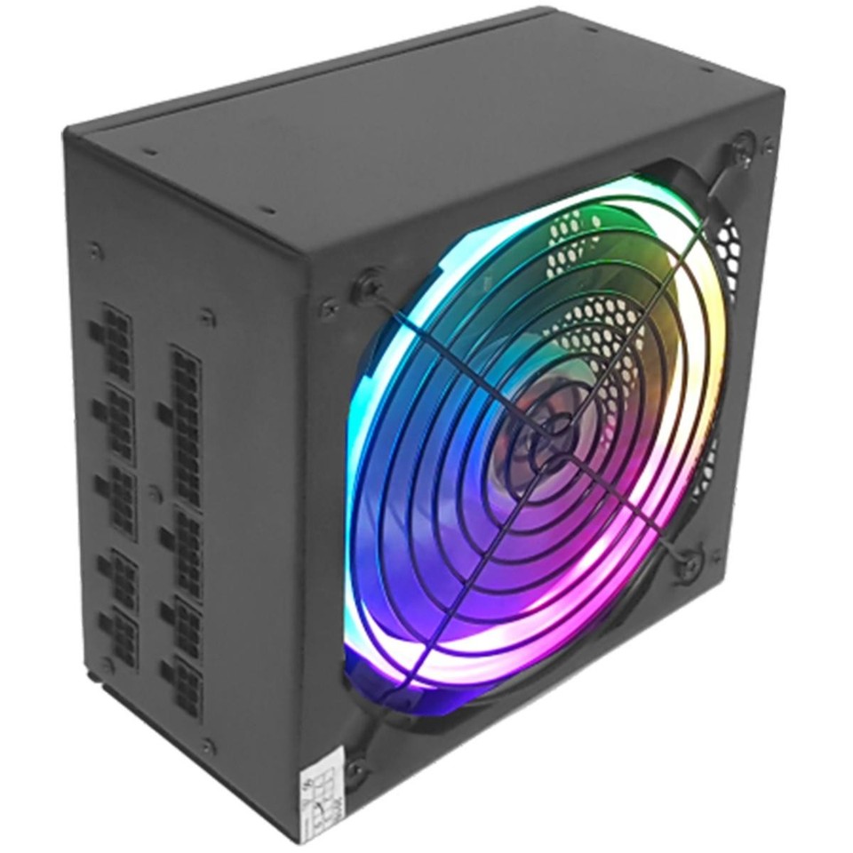 RGB Full Modular 600W Single Rail Gaming PSU Computer Fixed PC | eBay