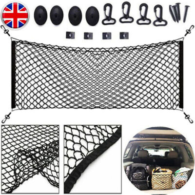 Large Elastic Car Boot Mesh Net Cargo Storage Organiser Tidy for Van ...