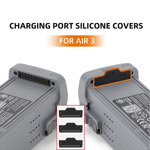 3pcs Silicone Battery Dust Cover Plug Protection Cover for Sunnylife ...