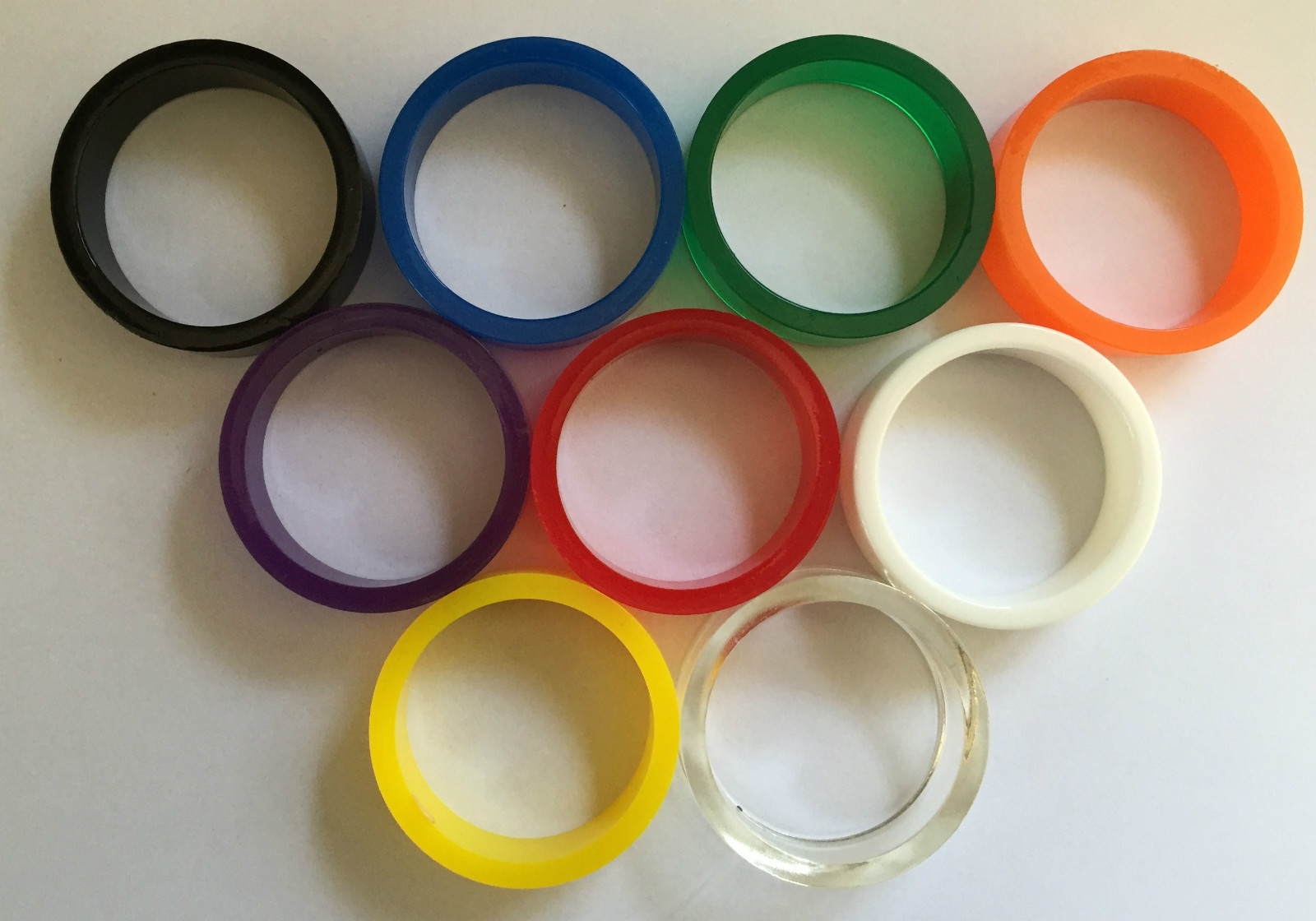 Pinball - Translucent High Gloss Super Band Flipper Rubbers (2 Large or ...