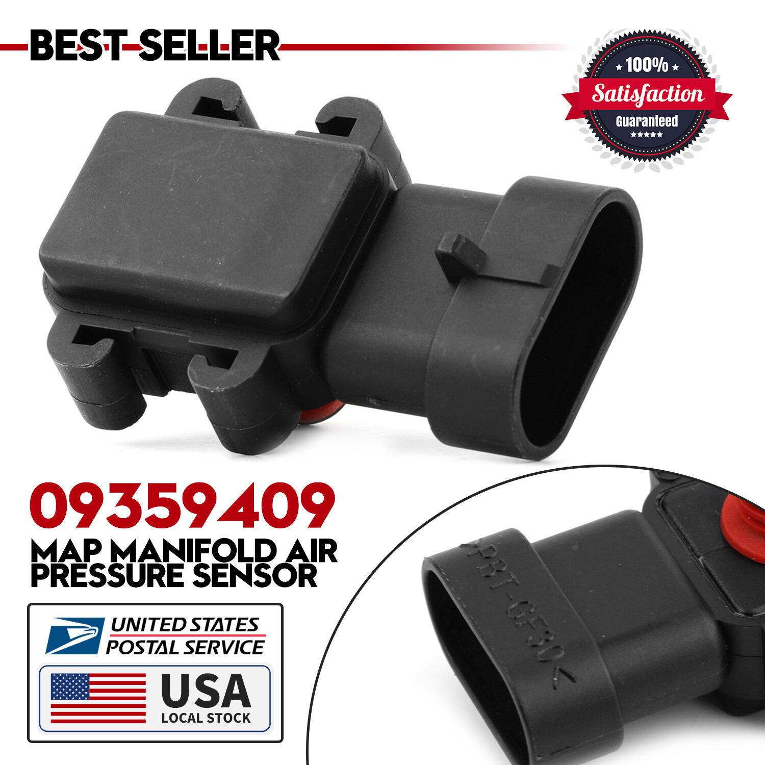 Manifold Absolute Pressure MAP Sensor For Buick Cadillac Pontiac Isuzu ...